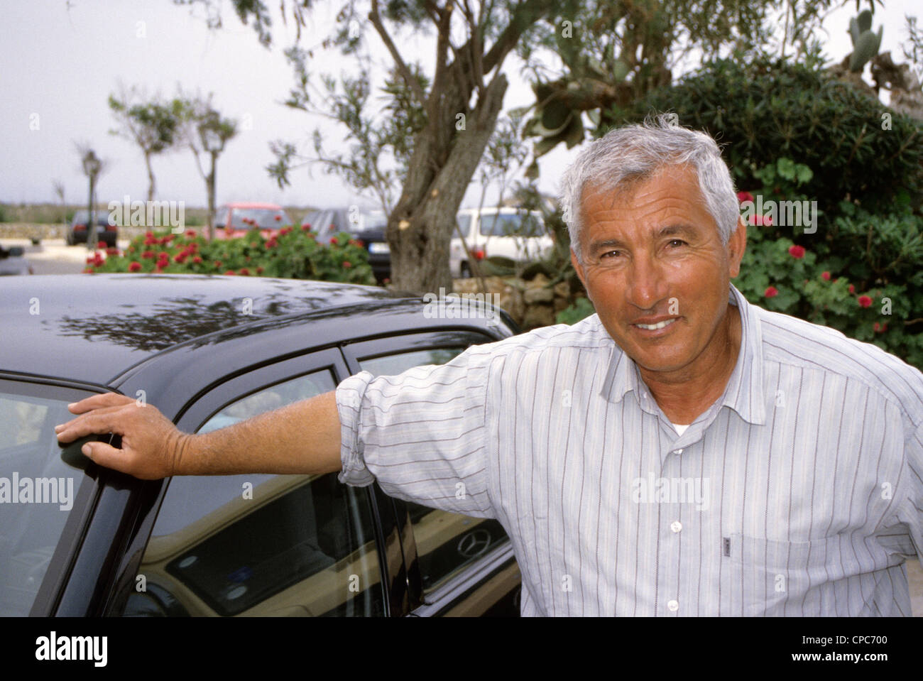 Gozo. Taxi Driver John Stock Photo - Alamy