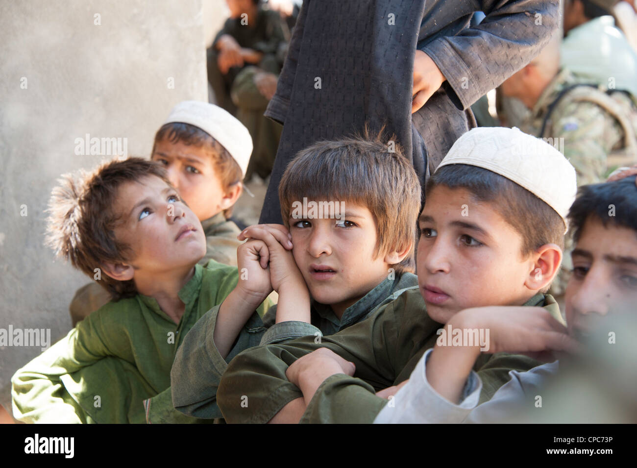 Pashtun boys in Helmand, Afghanistan Stock Photo - Alamy