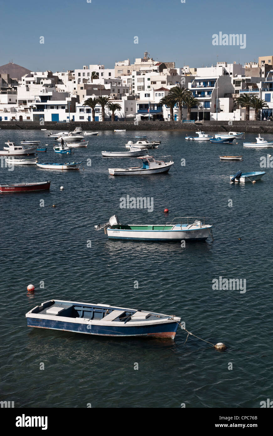 Arrecife, the capital of the Canary Island of Lanzarote, spain Stock ...