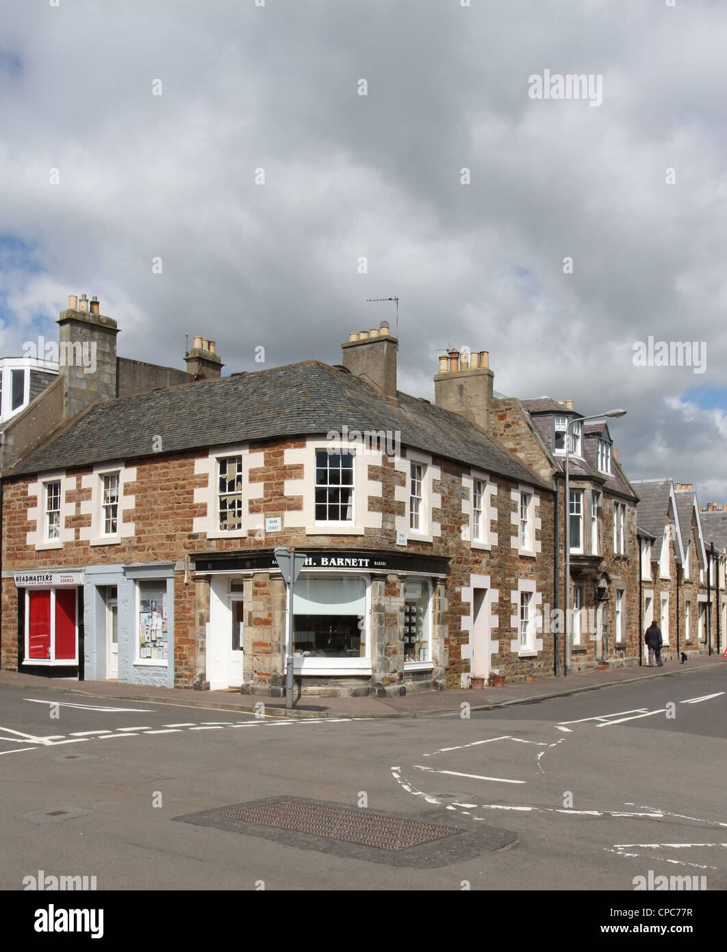 Elie street scene Fife Scotland May 2012 Stock Photo - Alamy