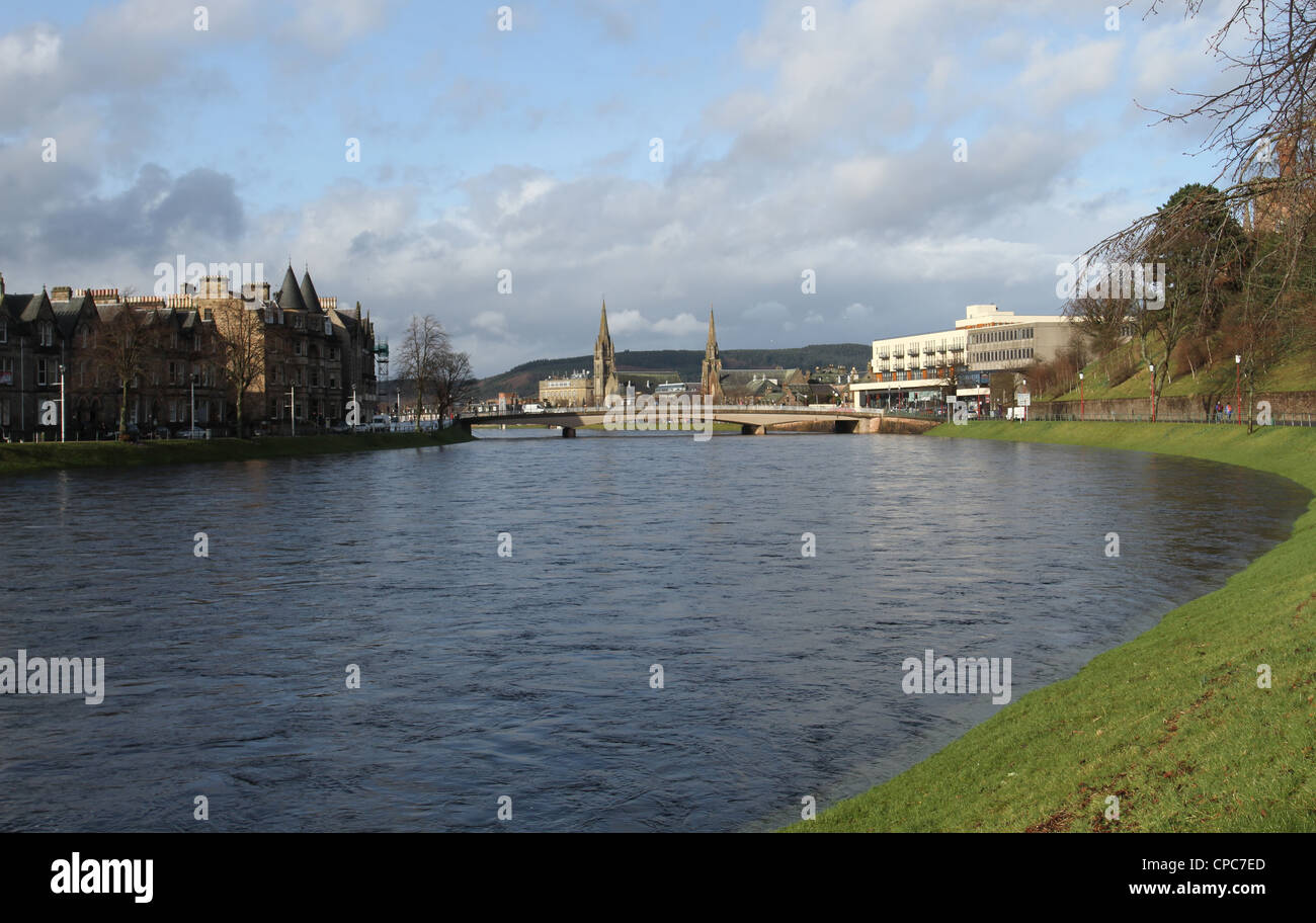 Inverness waterfront Scotland February 2012 Stock Photo - Alamy