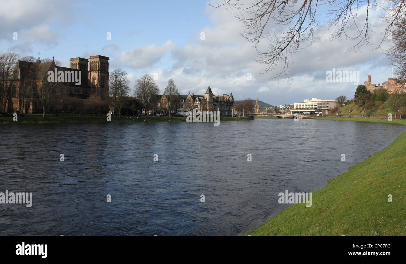 Inverness waterfront Scotland February 2012 Stock Photo - Alamy