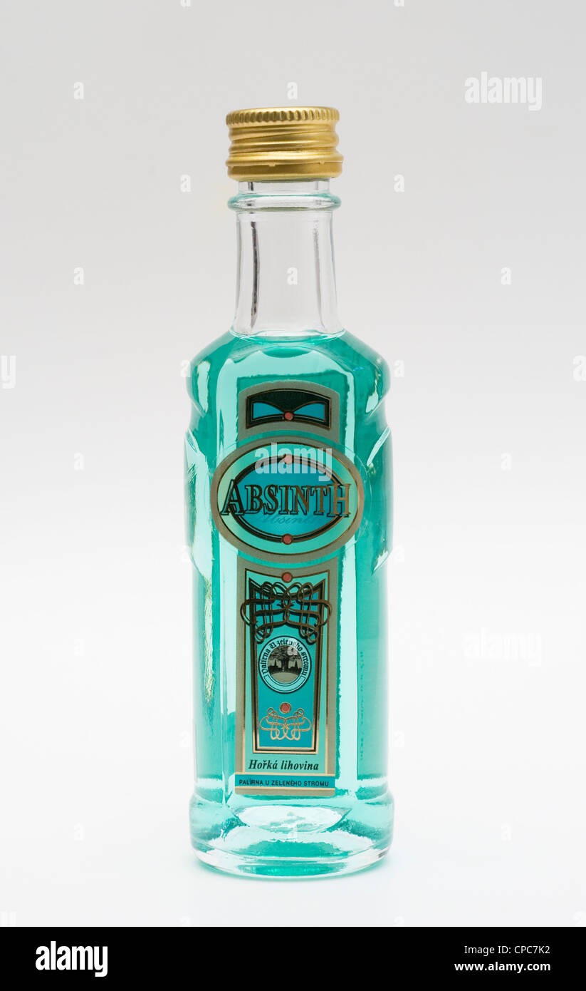 Bottle of Absinth Stock Photo - Alamy