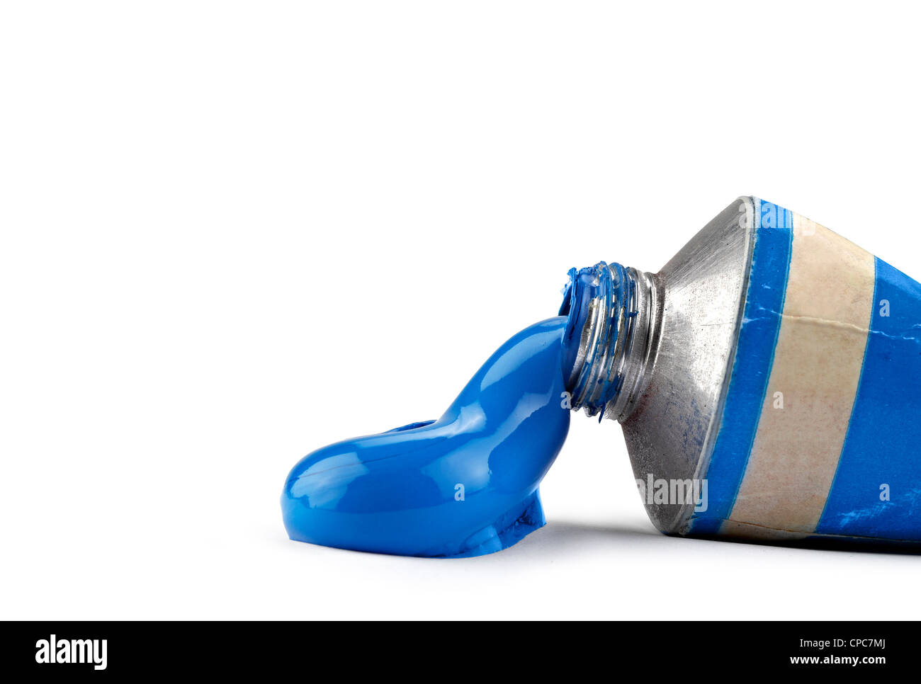 Blue tube paint hi-res stock photography and images - Alamy