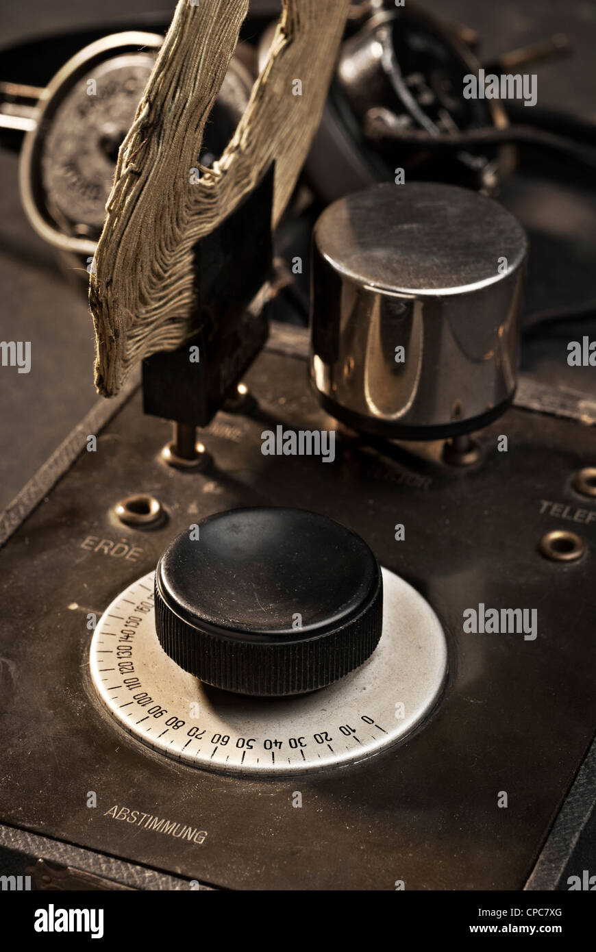 Old detector receiver Stock Photo - Alamy