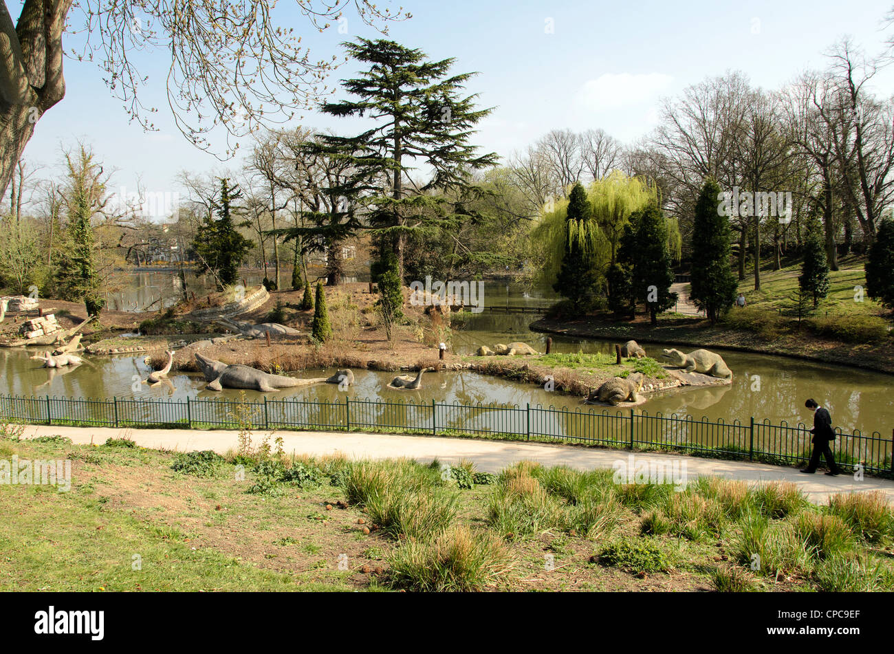 Crystal Palace Parks prehistoric monster trail - Sydenham, London ...