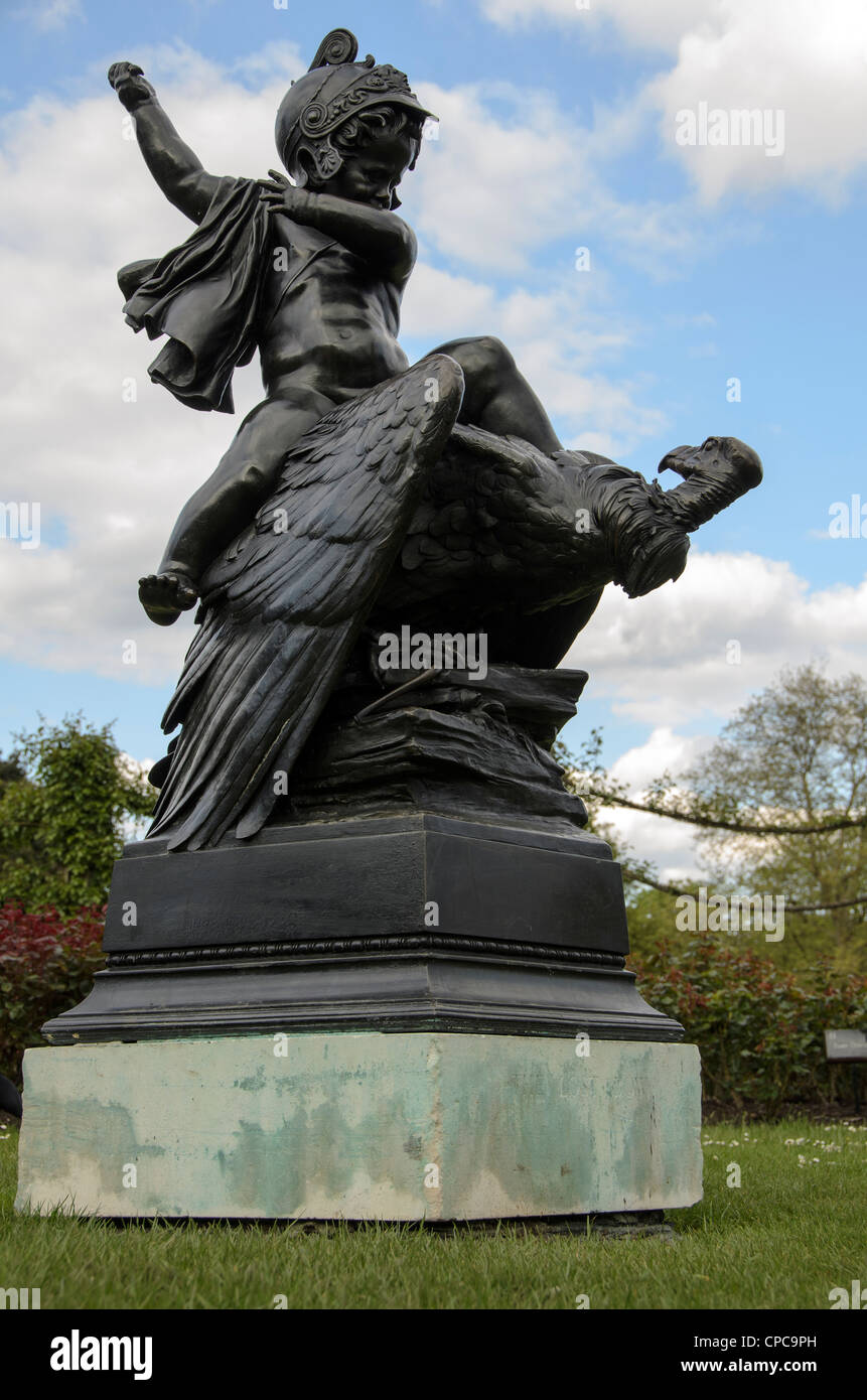 "The Lost Bow" or "Boy with a Turkey" by A.H. Hedges - Regent’s Park ...