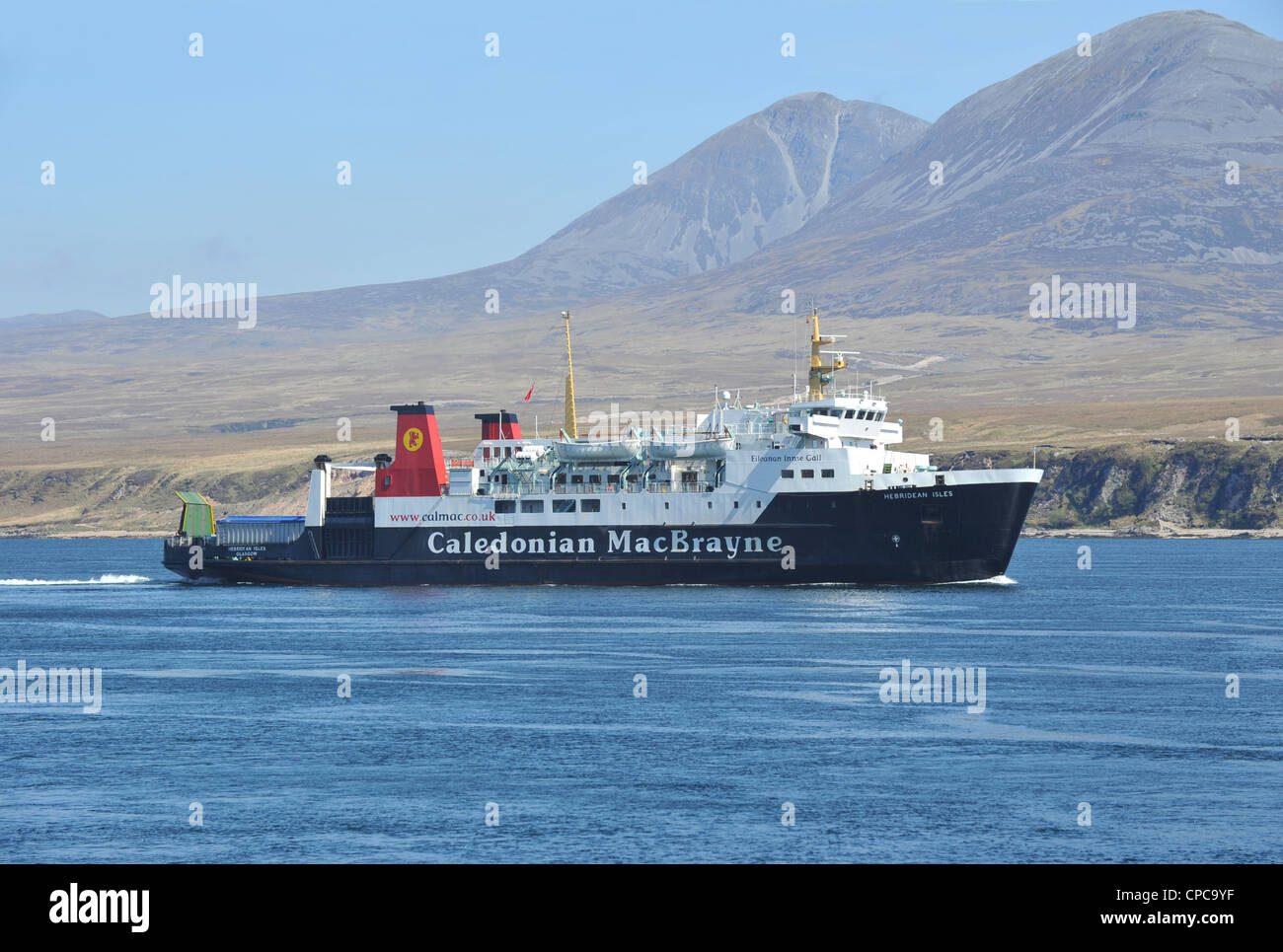 The Caledonian Macbrayne ferry from Islay to the mainland at Port ...