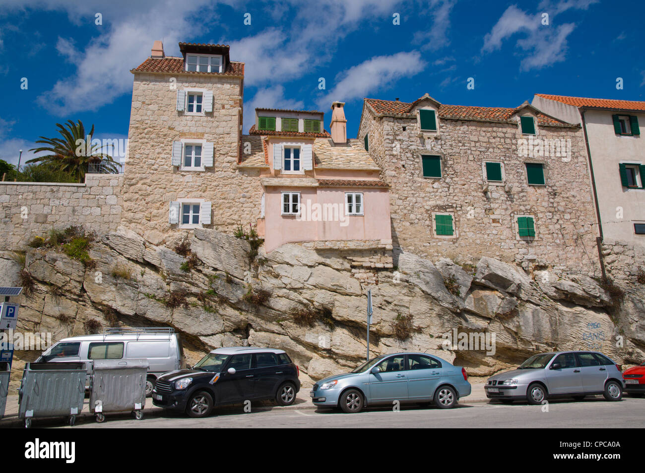 Veli Varos district central Split Dalmatian coast Croatia Europe Stock ...