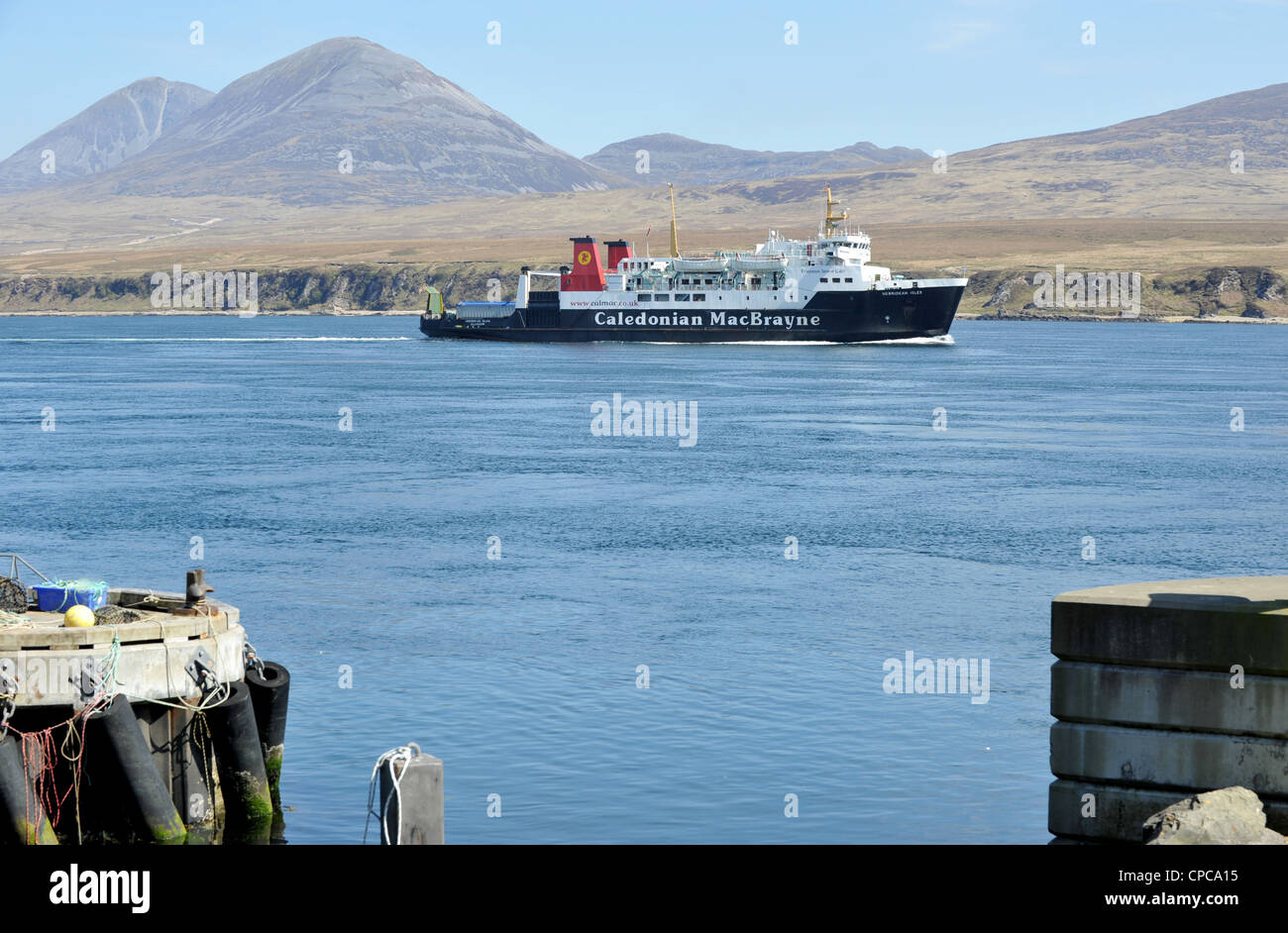 The Caledonian Macbrayne ferry from Islay to the mainland at Port ...