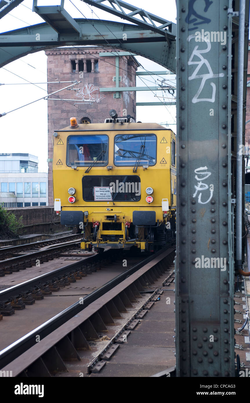 Engineering train Cologne Germany Stock Photo - Alamy