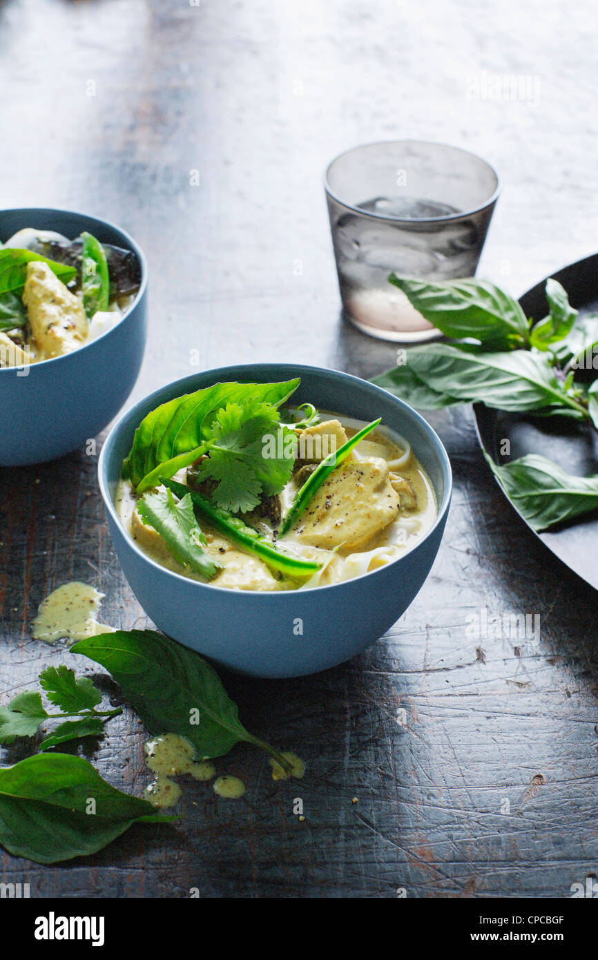 Laksa food bowls hi-res stock photography and images - Alamy