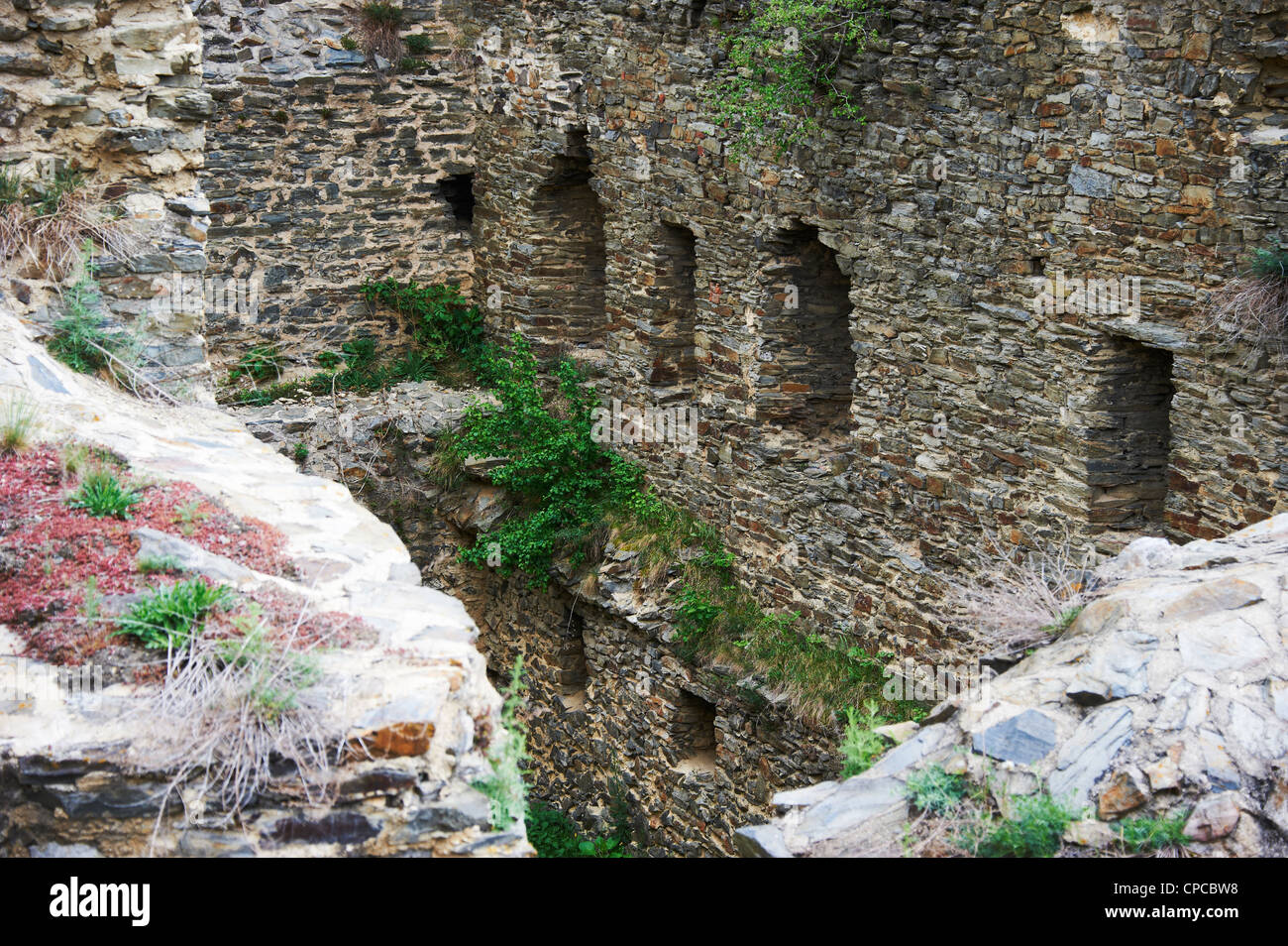 Okor castle ruin hi-res stock photography and images - Alamy