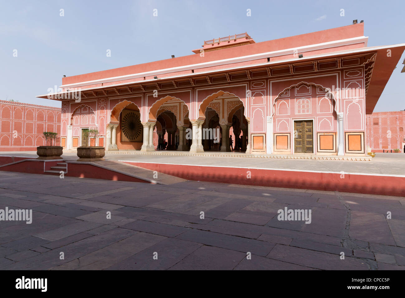 City Palace, Jaipur, which includes the Chandra Mahal and Mubarak Mahal ...