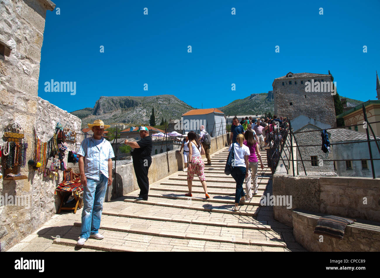 Stari Most the old bridge Stari Grad the old town Mostar city Bosnia ... Stari Most the old bridge Stari Grad the old town Mostar city Bosnia ...