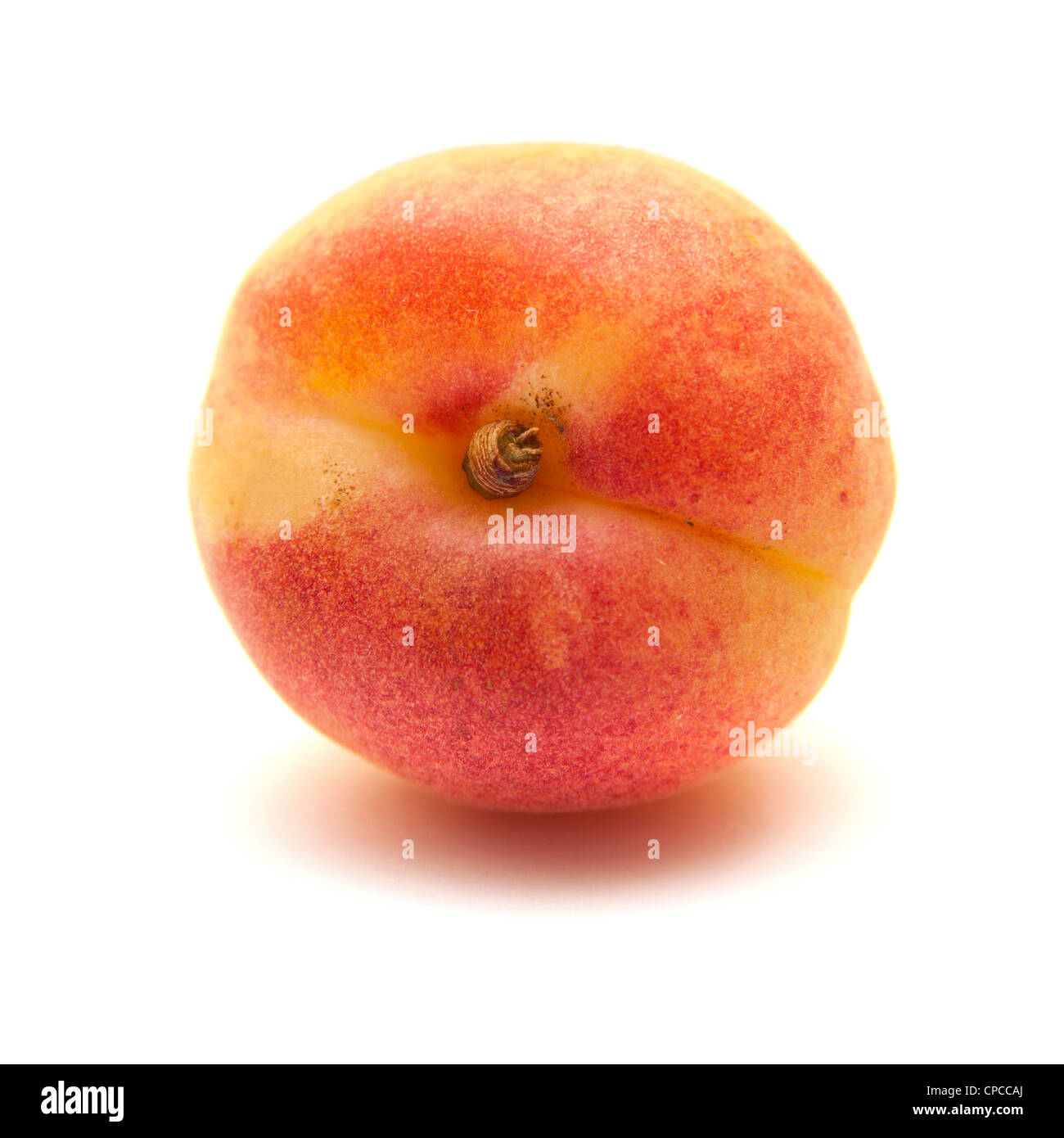 small ripe apricots isolated on white surface Stock Photo - Alamy