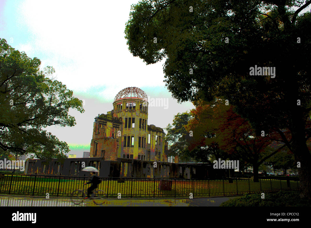 Ground Zero, the A bomb Dome, the only buidling remaining from the ...