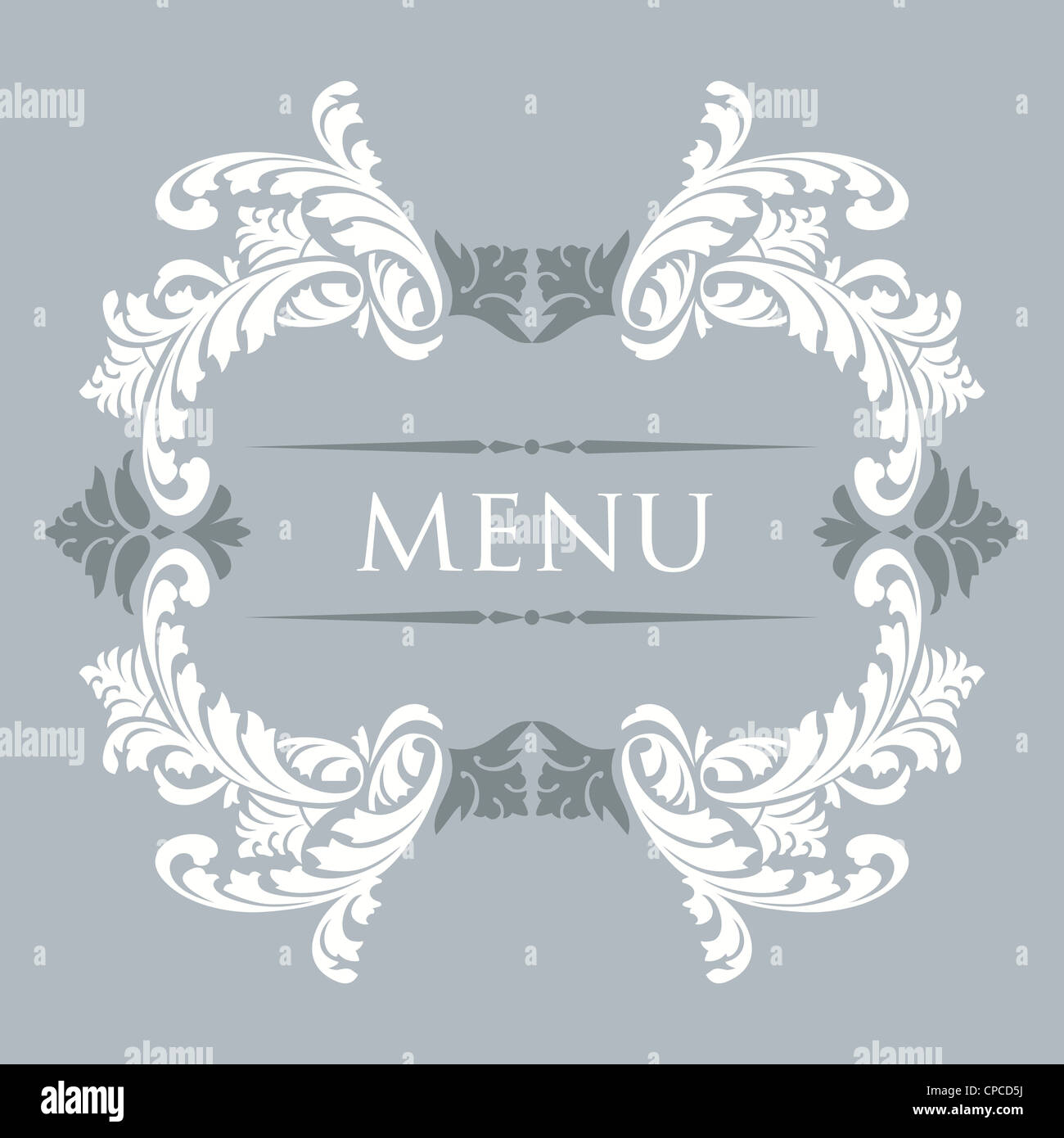 Menu cover design Stock Photo - Alamy