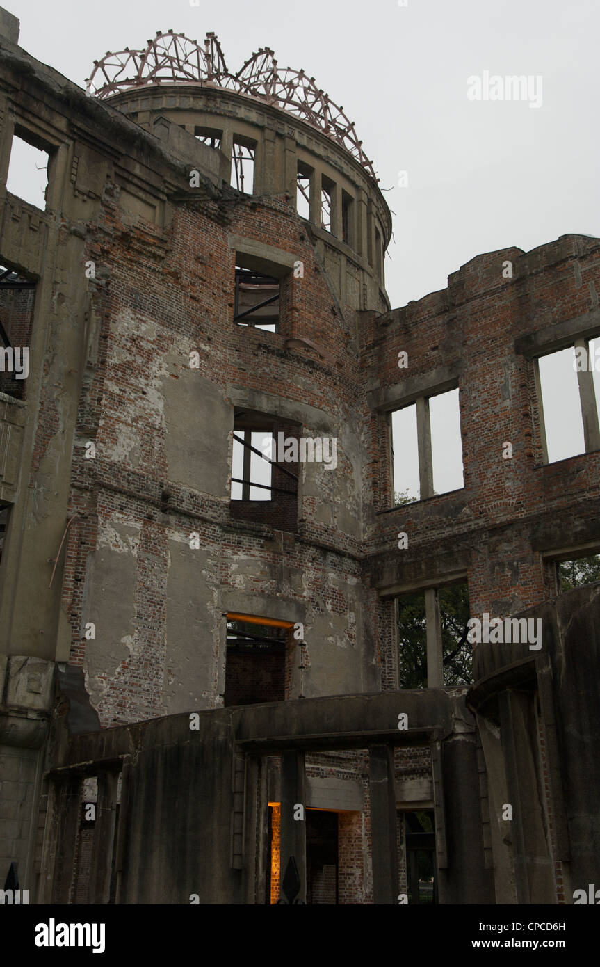 Ground Zero, the A bomb Dome, the only buidling remaining from the ...