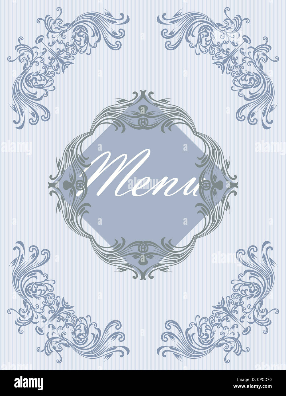 Menu cover design Stock Photo - Alamy