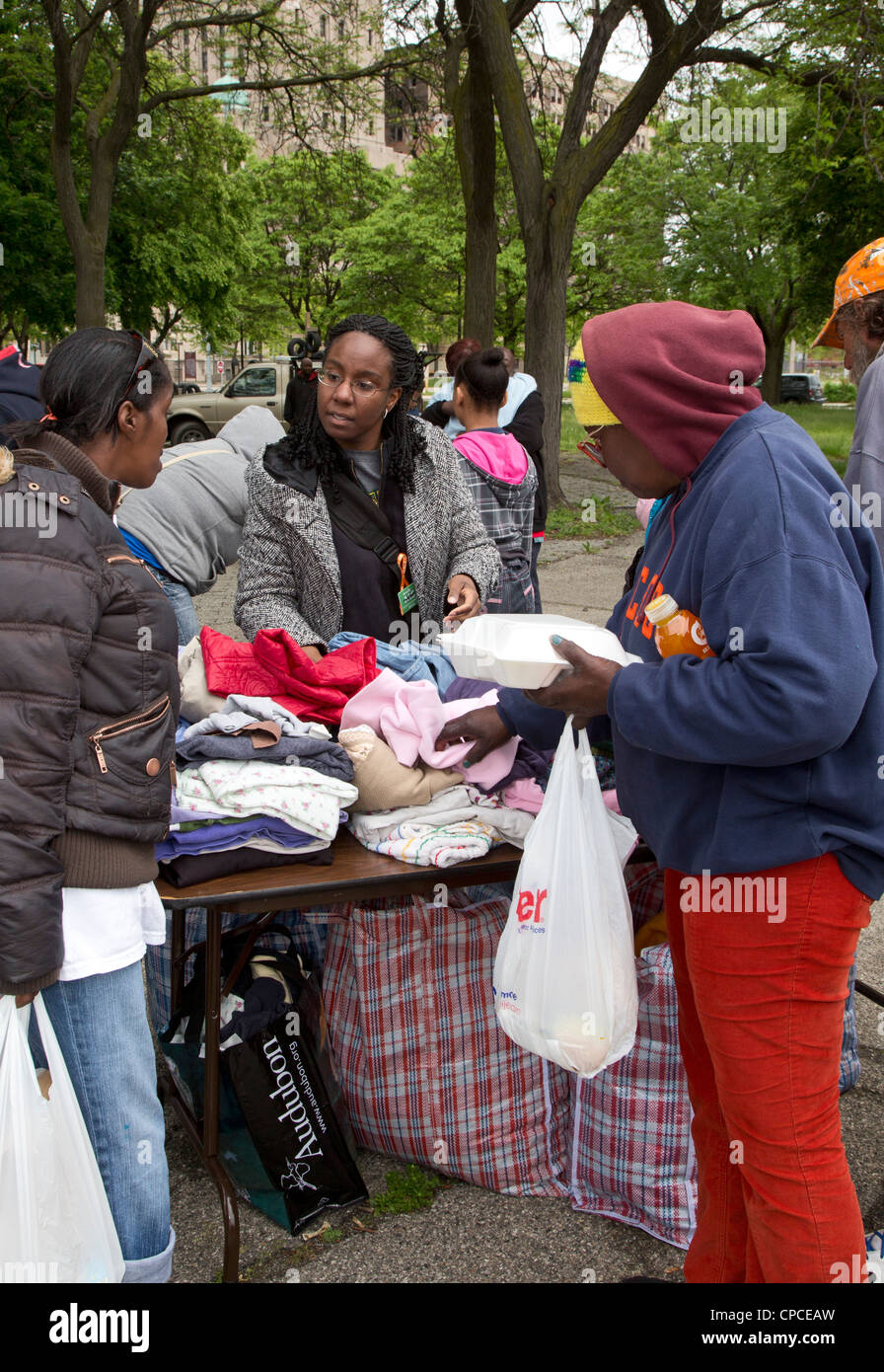 Detroit, Michigan - Volunteers from United Christians in Christ church ...