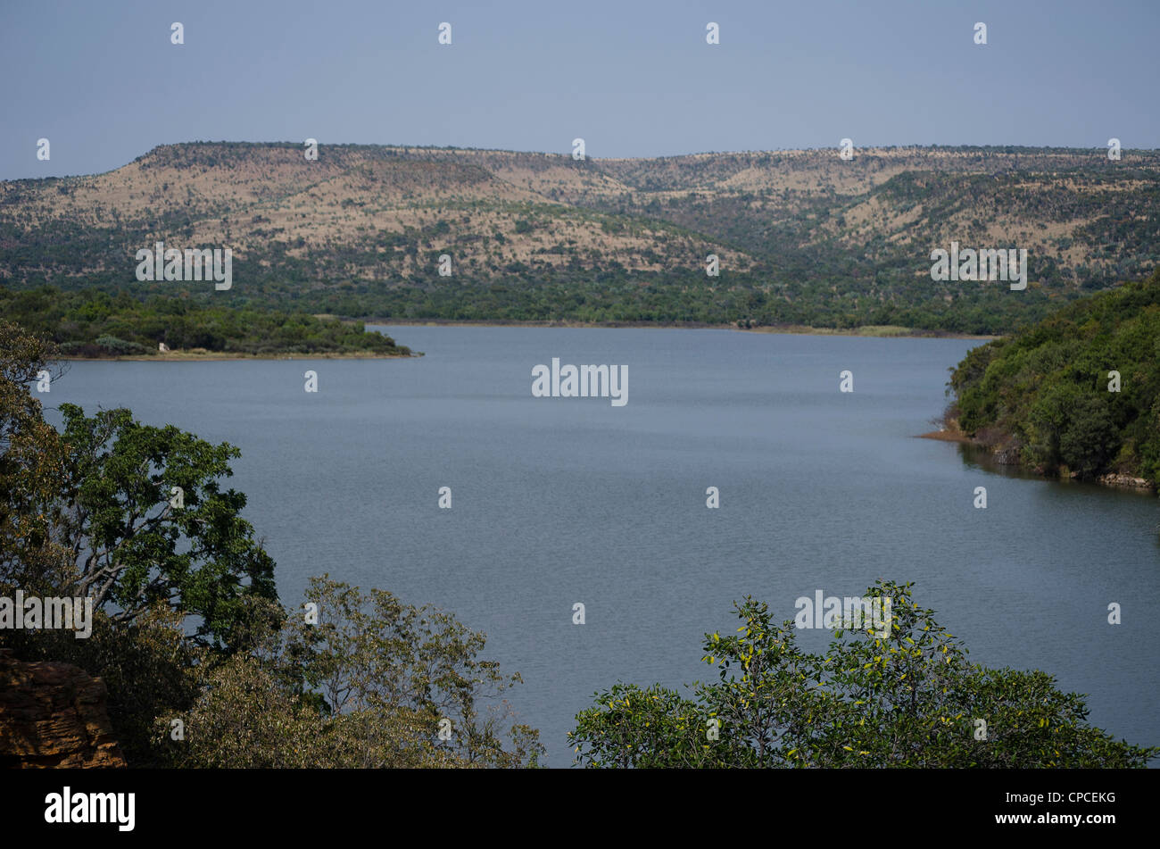 Landscape Of Vast Dam Water Surface CMD Photo Stock Photo - Alamy