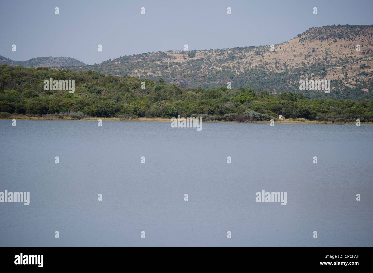 Landscape Of Vast Dam Water Surface CMD Photo Stock Photo - Alamy