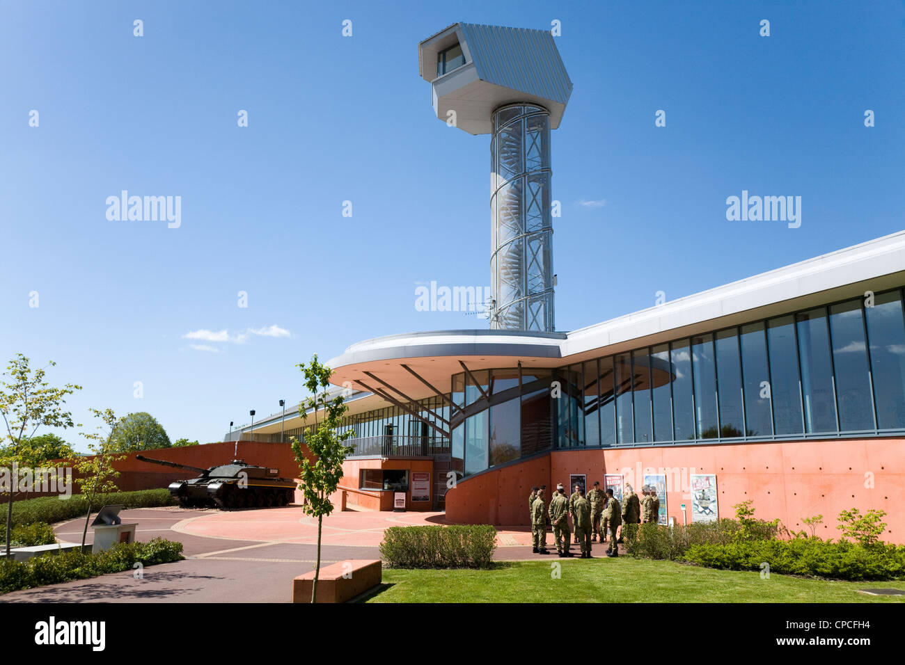 Exterior / outside / front of The Tank Museum, Bovington, Dorset. UK ...
