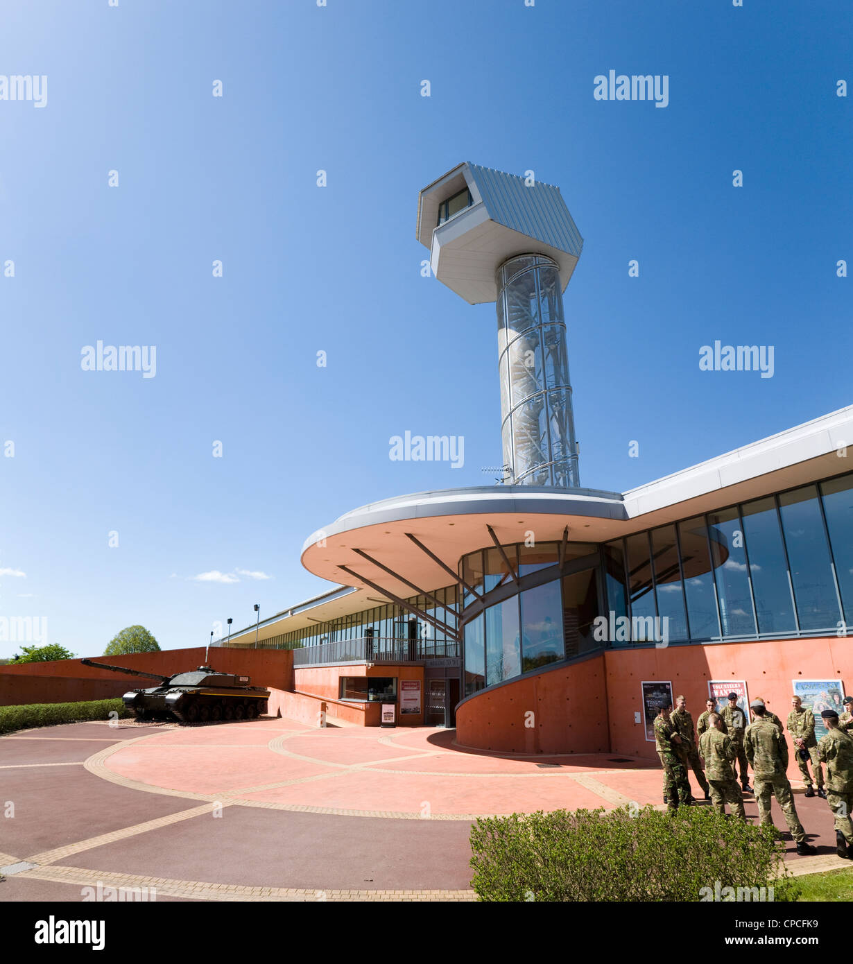 Exterior / outside / front of The Tank Museum, Bovington, Dorset. UK ...