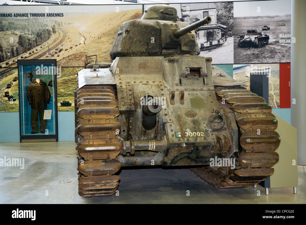 French Char B1 Tank at The Tank Museum, Bovington, Dorset UK Stock ...