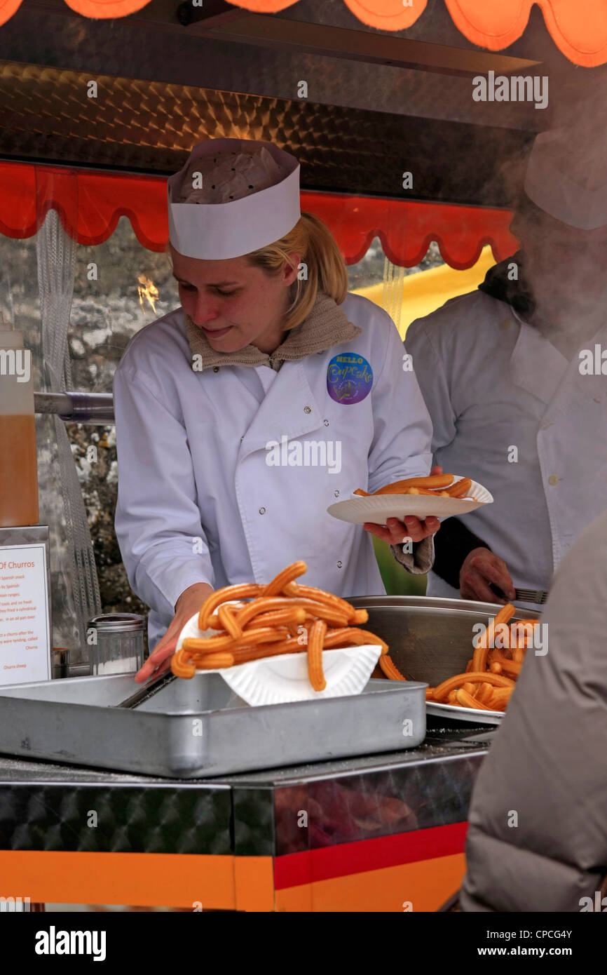 Chiros on sale at the Shaftsbury food festival Stock Photo - Alamy
