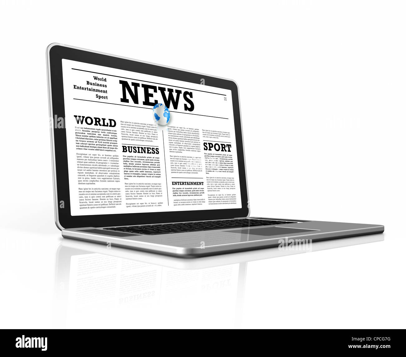 Newspaper headline clipping Cut Out Stock Images & Pictures - Alamy