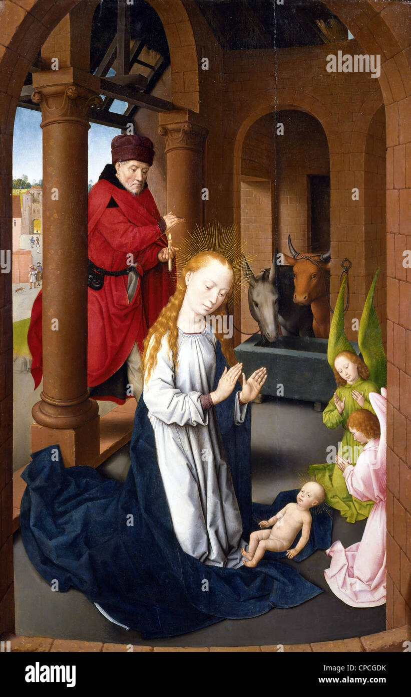 Nativity painting hi-res stock photography and images - Alamy