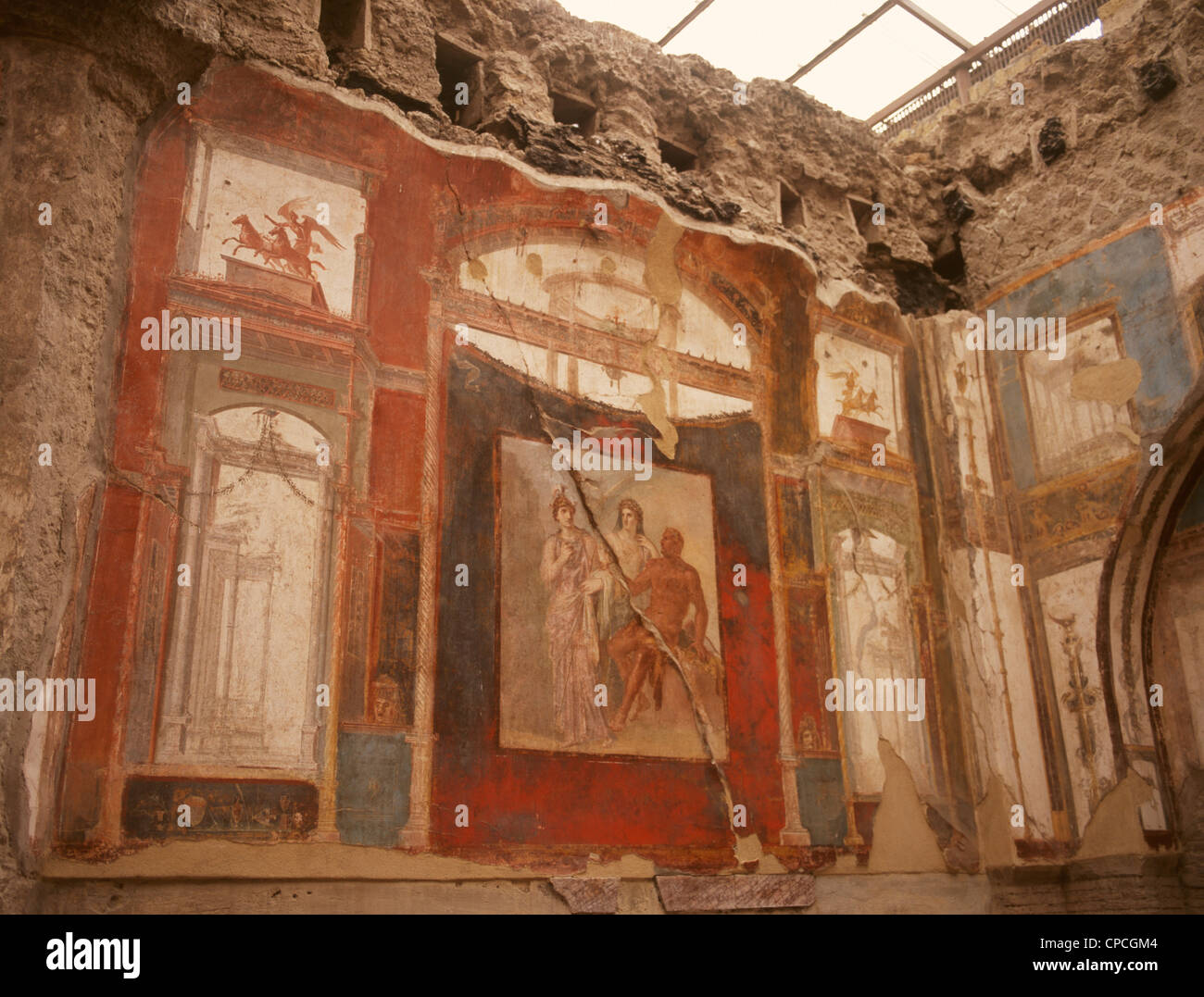 Herculaneum wall painting hi-res stock photography and images - Alamy