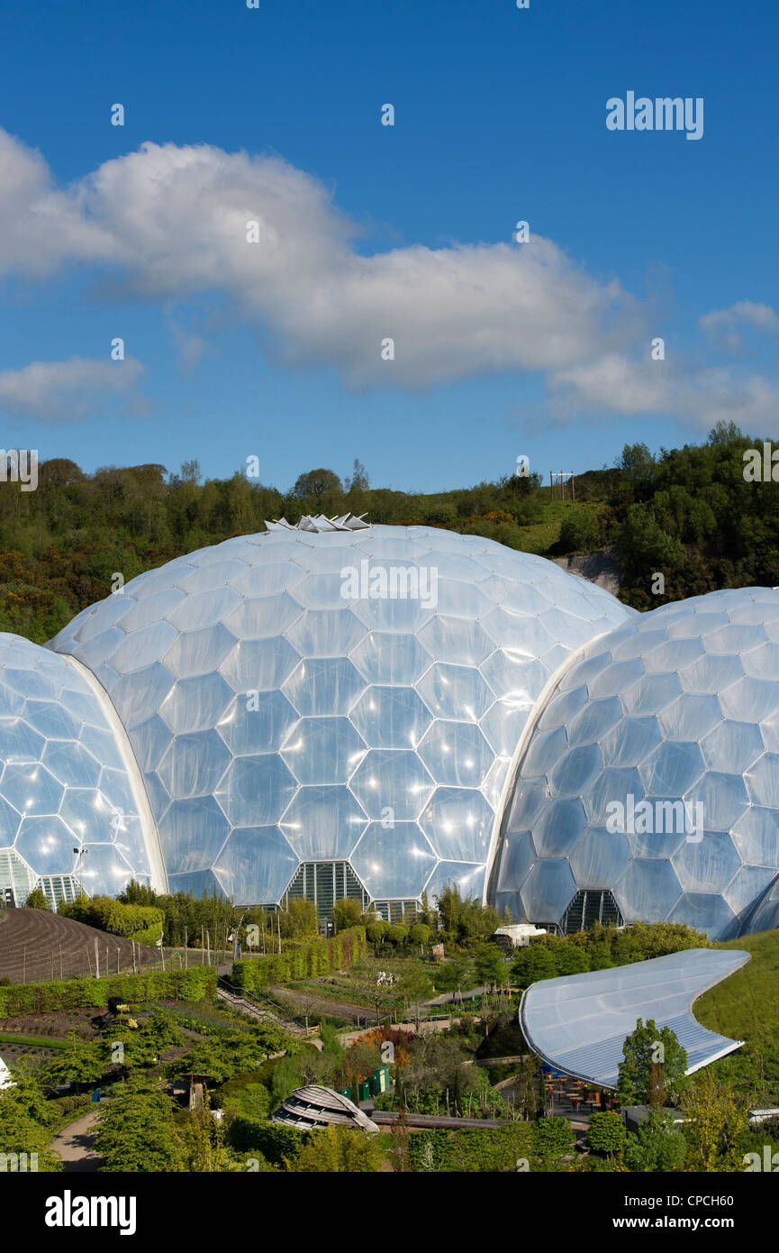 Eden project biomes, Cornwall, England Stock Photo - Alamy