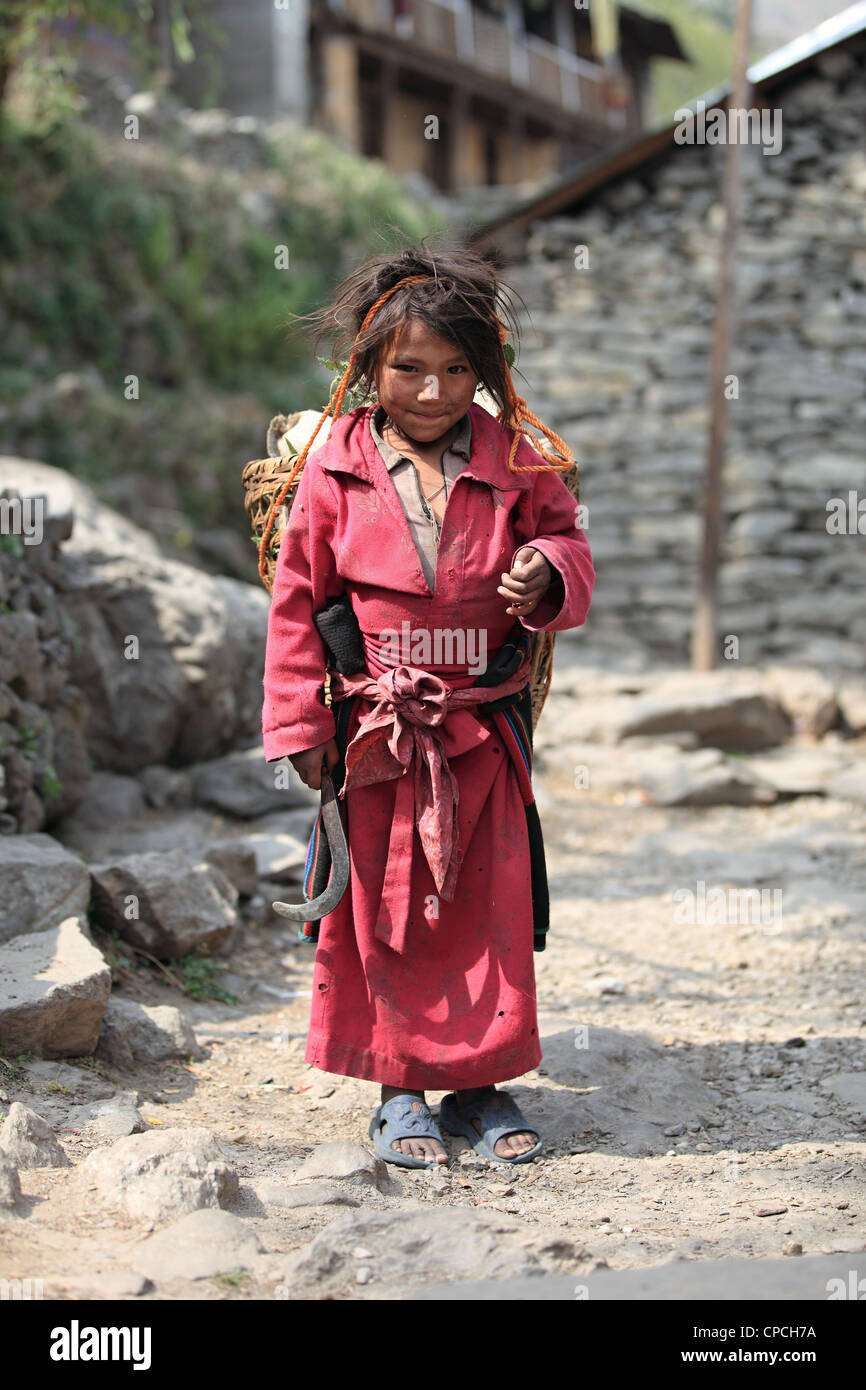 Tamang girls hi-res stock photography and images - Alamy