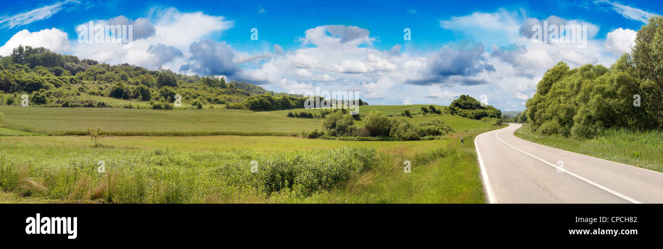 Roadside panorama hi-res stock photography and images - Alamy