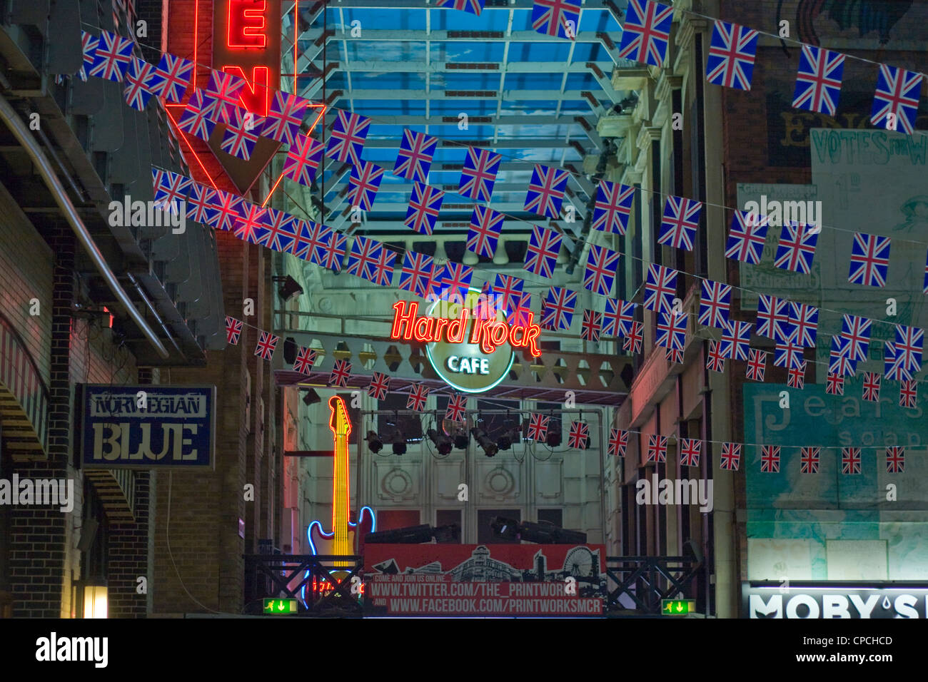 Interior of the Printworks, Manchester Stock Photo - Alamy