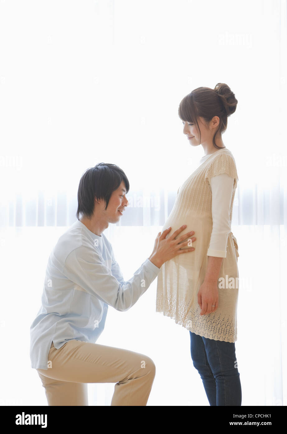 Husband touching wife`s face hi-res stock photography and images - Alamy