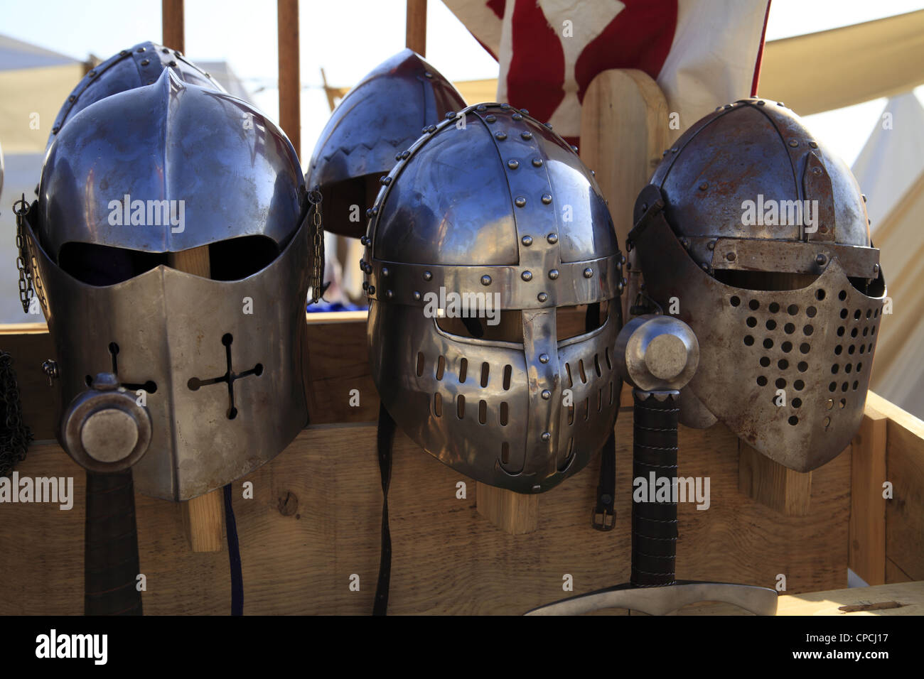 Medieval celebration in the village "The Matelles" next to Montpellier ...