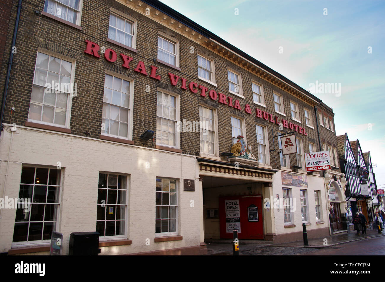 Rochester victoria bull hotel hi-res stock photography and images - Alamy