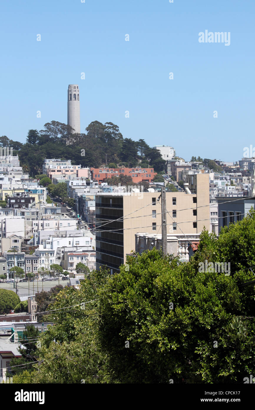 Coit Tower San Francisco, California Stock Photo - Alamy