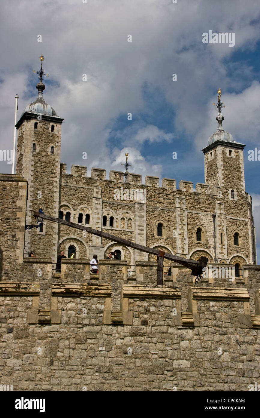 White Tower at Tower of London UNESCO world heritage site England ...