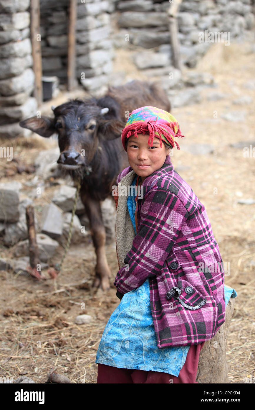 Tamang girls hi-res stock photography and images - Alamy