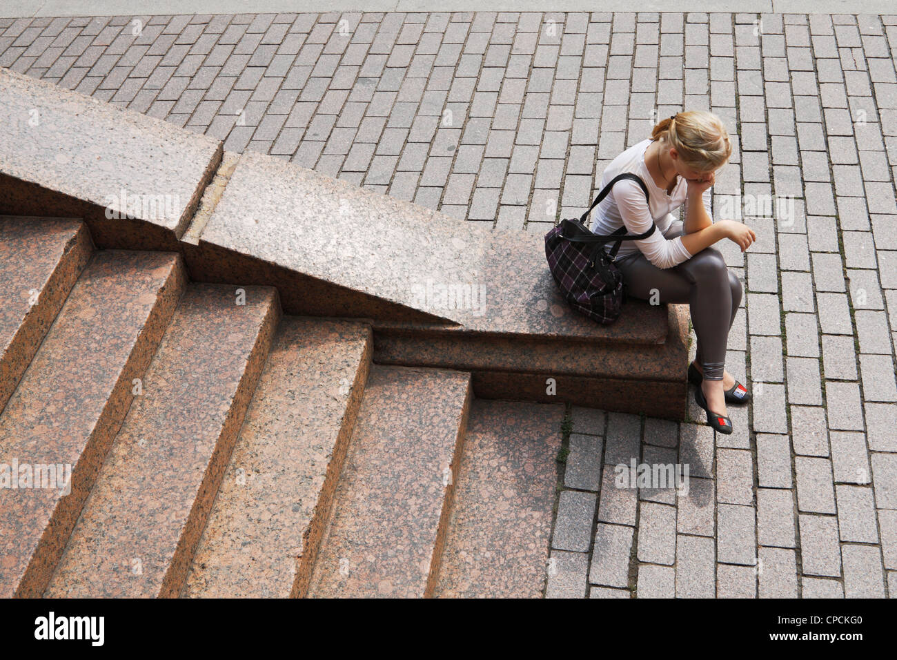 Pavement stairs hi-res stock photography and images - Alamy