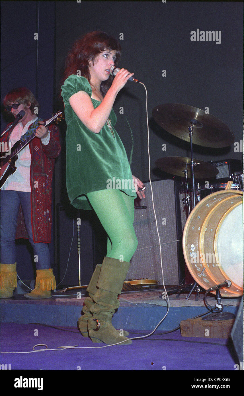 JEFFERSON AIRPLANE US rock group with Grace Slick at the Filimore East ...