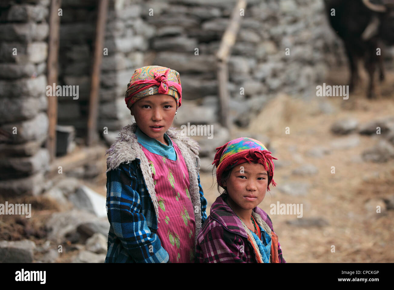 Tamang girls hi-res stock photography and images - Alamy