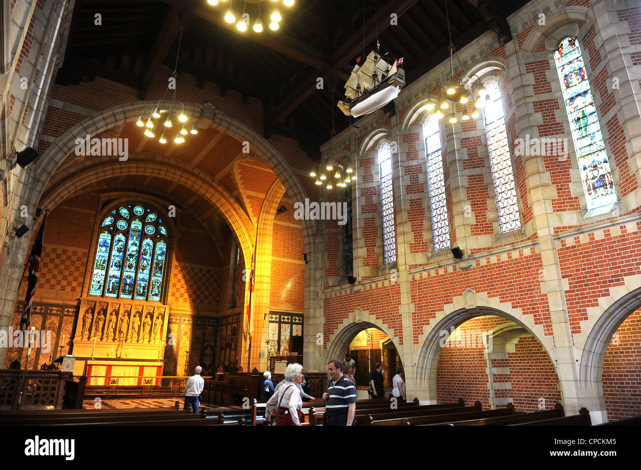 The Anglican Chapel at Britannia Royal Naval College at Dartmouth UK ...