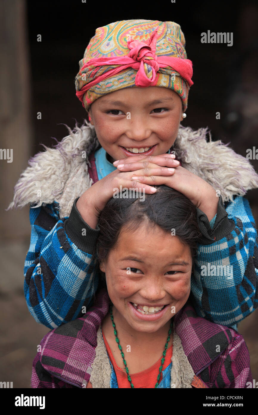 Tamang girls hi-res stock photography and images - Alamy