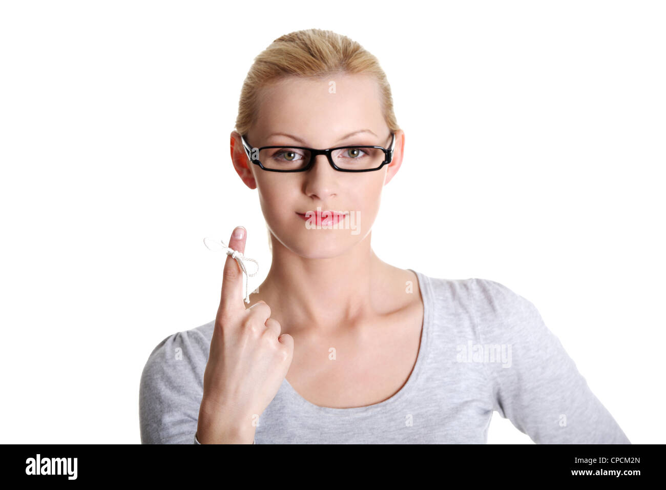 Hand string tie knot hi-res stock photography and images - Alamy